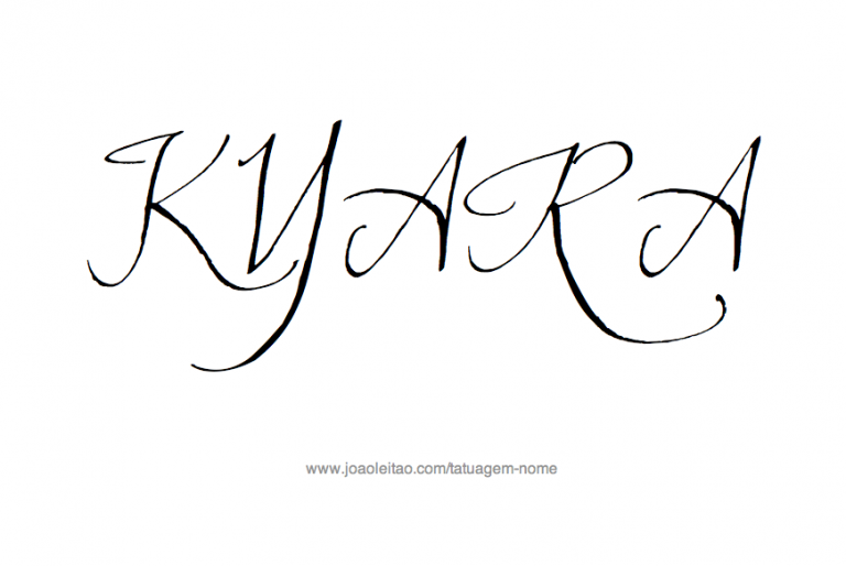 Desenhos de Tatuagem com o Nome Kyara