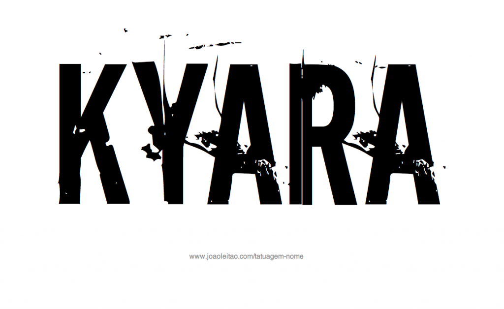 Desenhos de Tatuagem com o Nome Kyara