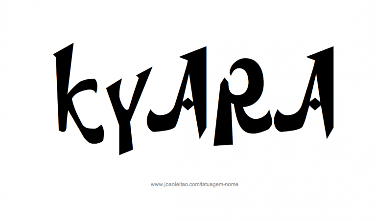 Desenhos de Tatuagem com o Nome Kyara