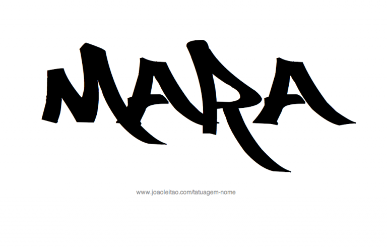 Desenhos de Tatuagem com o Nome Mara
