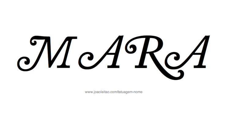 Desenhos de Tatuagem com o Nome Mara