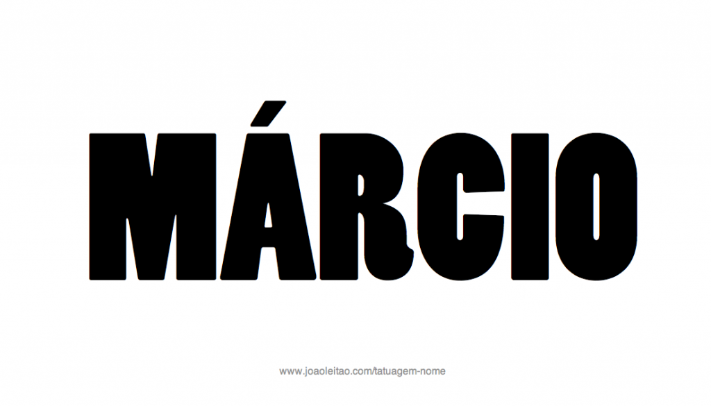 Desenhos de Tatuagem com o Nome Marcio