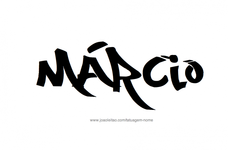 Desenhos de Tatuagem com o Nome Marcio