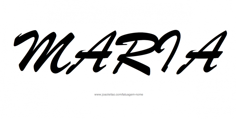 Desenhos de Tatuagem com o Nome Maria