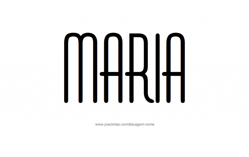 Desenhos de Tatuagem com o Nome Maria