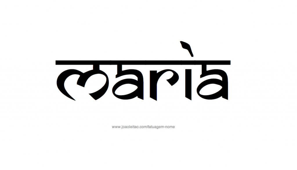 Desenhos de Tatuagem com o Nome Maria