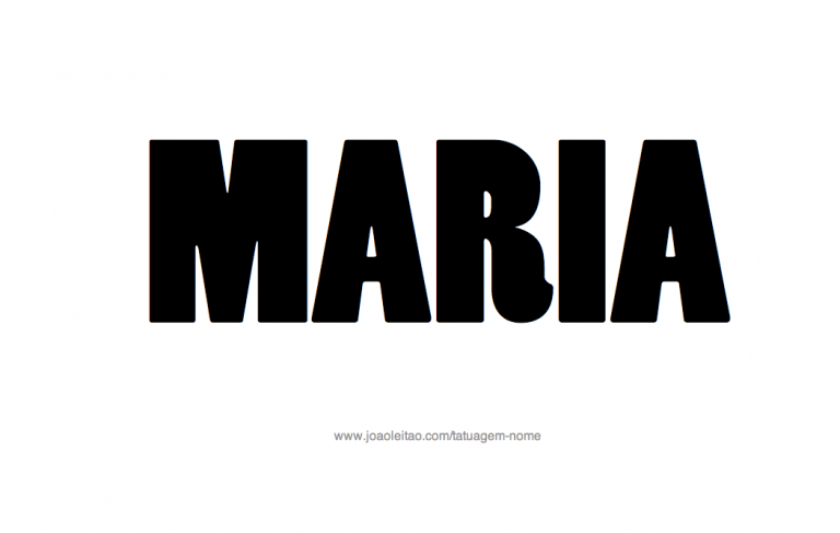 Desenhos de Tatuagem com o Nome Maria