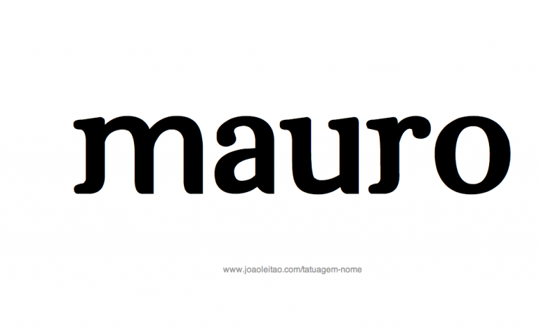 Desenhos de Tatuagem com o Nome Mauro