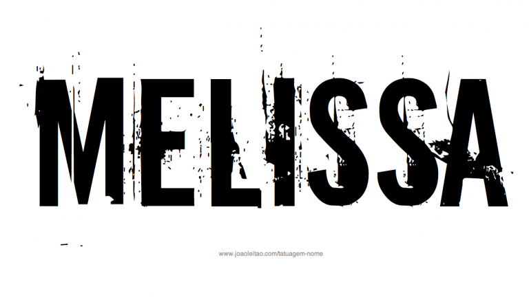 Desenhos de Tatuagem com o Nome Melissa