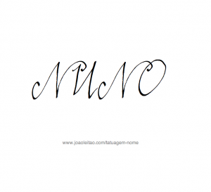 Desenhos de Tatuagem com o Nome Nuno