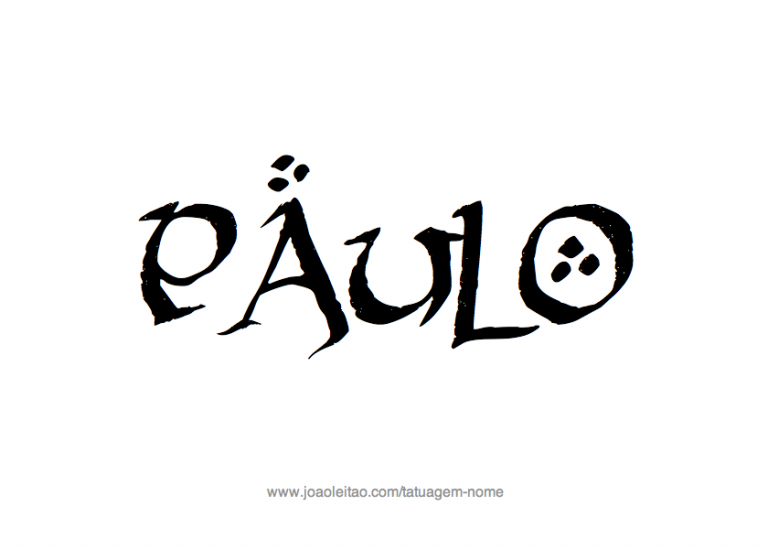 Desenhos de Tatuagem com o Nome Paulo
