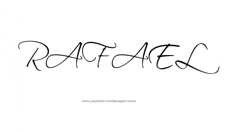 Desenhos de Tatuagem com o Nome Rafael