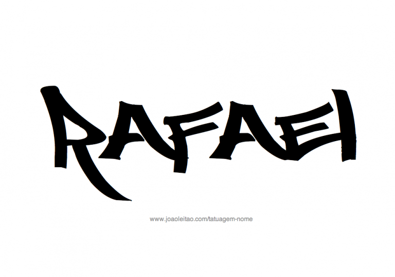 Desenhos de Tatuagem com o Nome Rafael