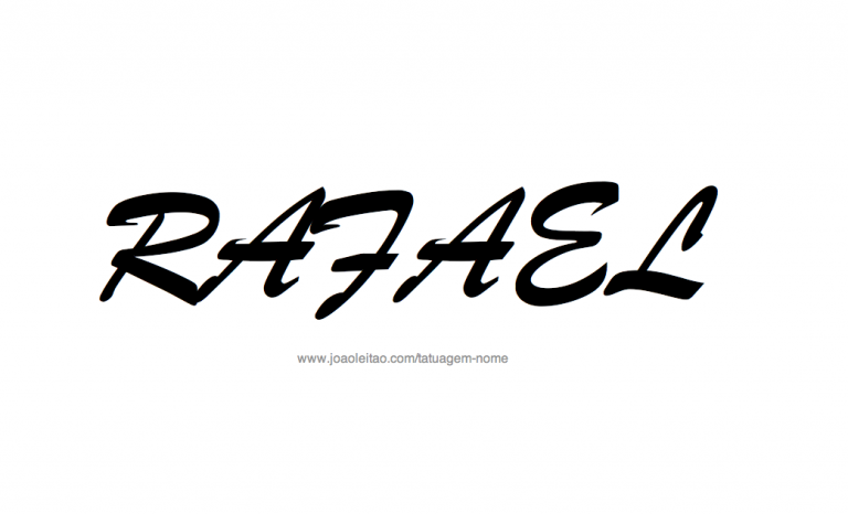 Desenhos de Tatuagem com o Nome Rafael