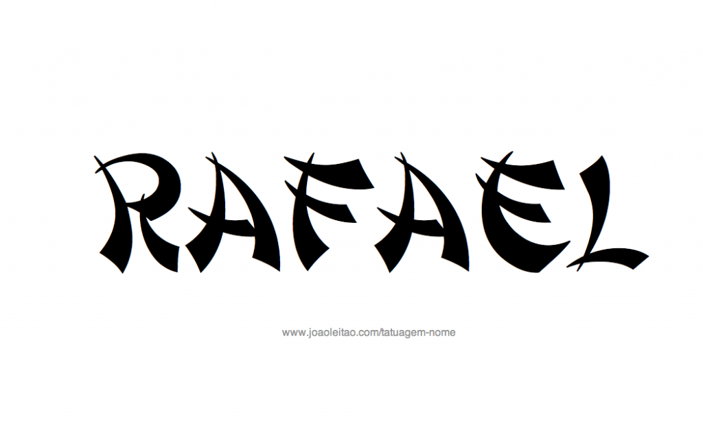 Desenhos de Tatuagem com o Nome Rafael