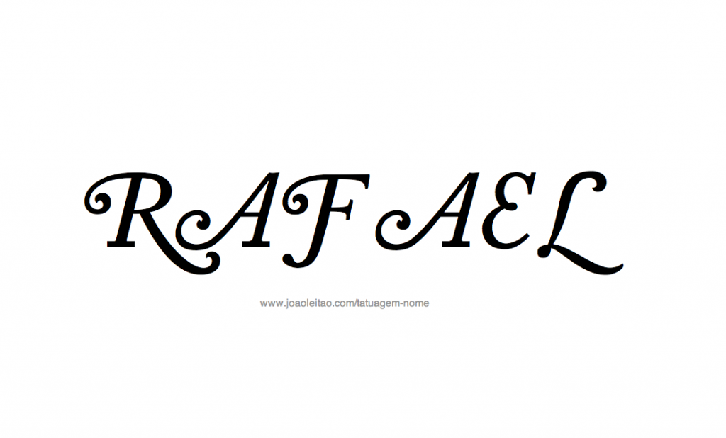Desenhos de Tatuagem com o Nome Rafael