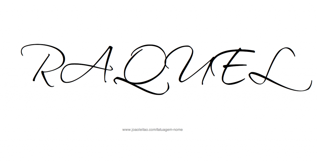 Desenhos de Tatuagem com o Nome Raquel