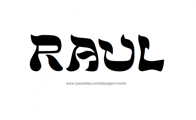 Desenhos de Tatuagem com o Nome Raul