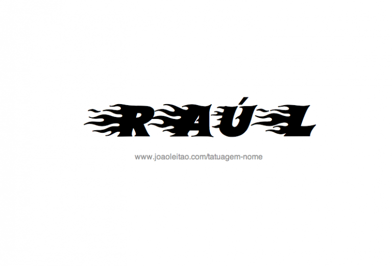 Desenhos de Tatuagem com o Nome Raul