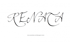 Desenhos de Tatuagem com o Nome Renata