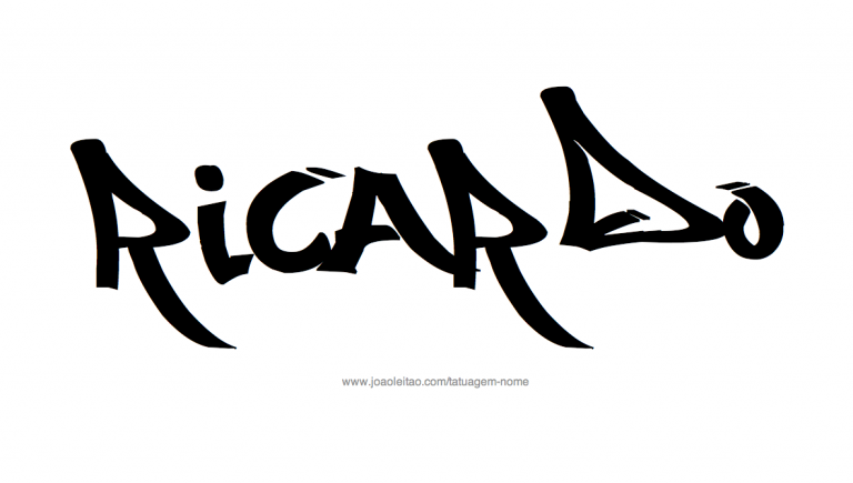 Desenhos de Tatuagem com o Nome Ricardo
