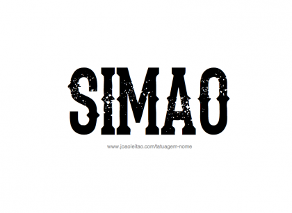 Desenhos de Tatuagem com o Nome Simao