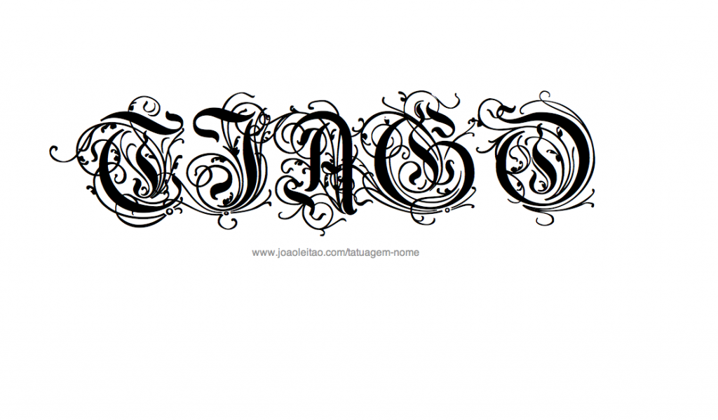 Desenhos de Tatuagem com o Nome Tiago