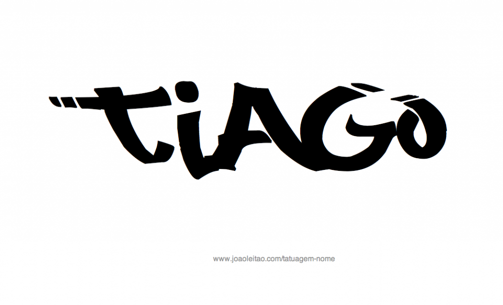 Desenhos de Tatuagem com o Nome Tiago