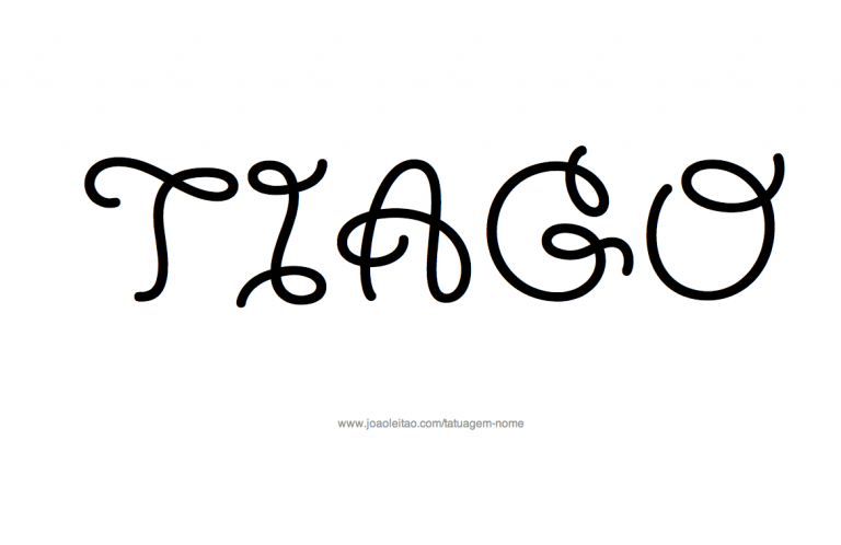Desenhos de Tatuagem com o Nome Tiago