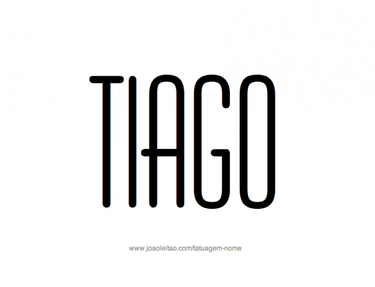 Desenhos de Tatuagem com o Nome Tiago