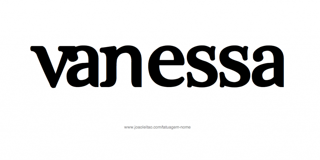 Desenhos de Tatuagem com o Nome Vanessa