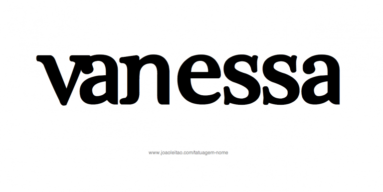 Desenhos de Tatuagem com o Nome Vanessa