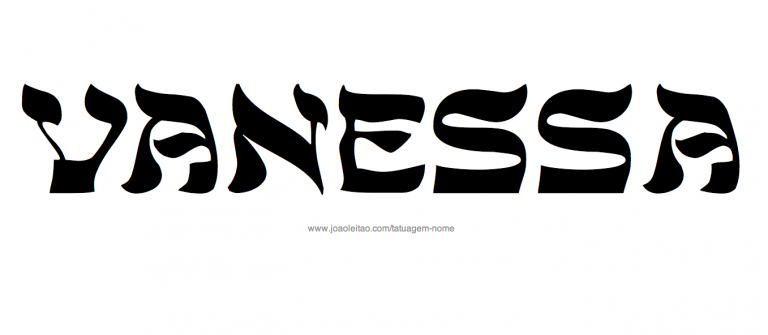 Desenhos de Tatuagem com o Nome Vanessa