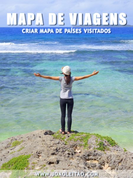 Faça o seu Mapa de Viagens, Criar mapa de países visitados