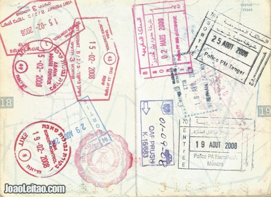 Peek Inside A Full Passport And Be Inspired To Travel